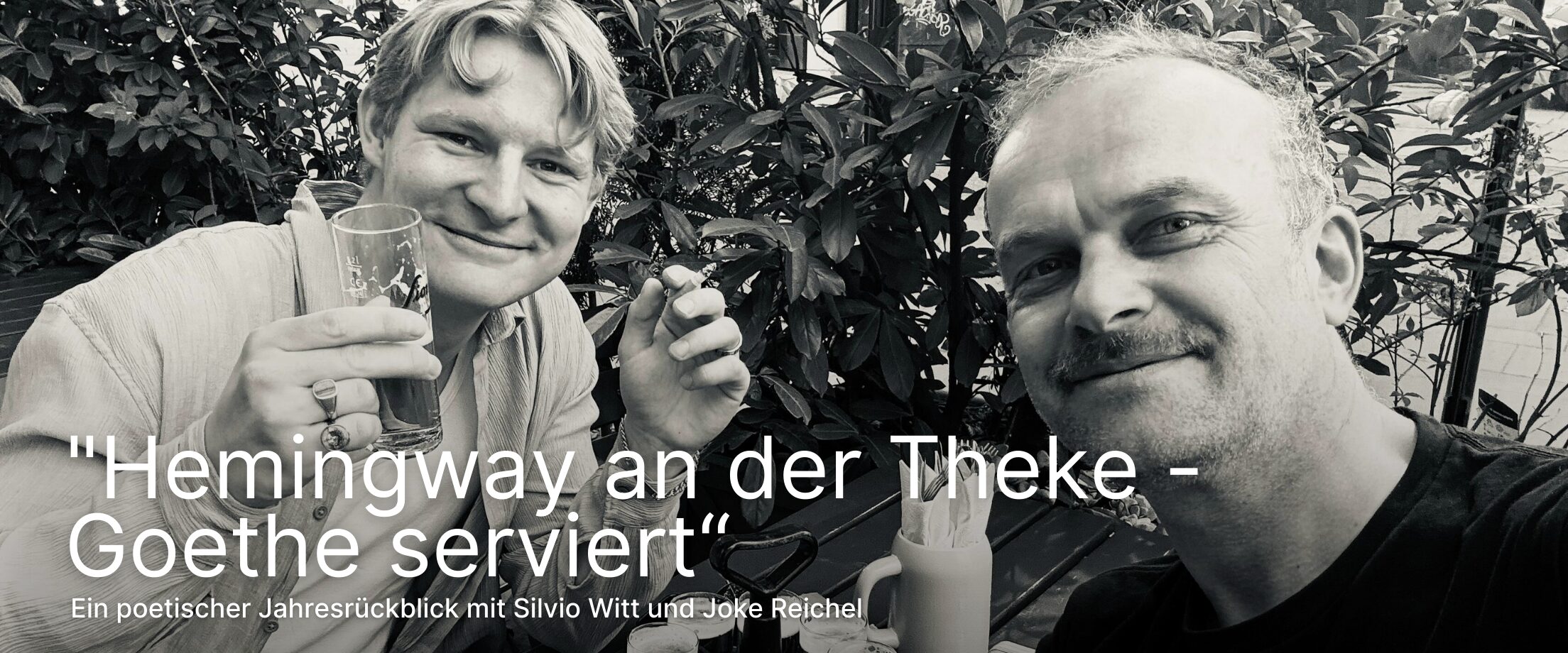 "Hemingway an der Theke - Goethe serviert“ - Theater und Orchester ...